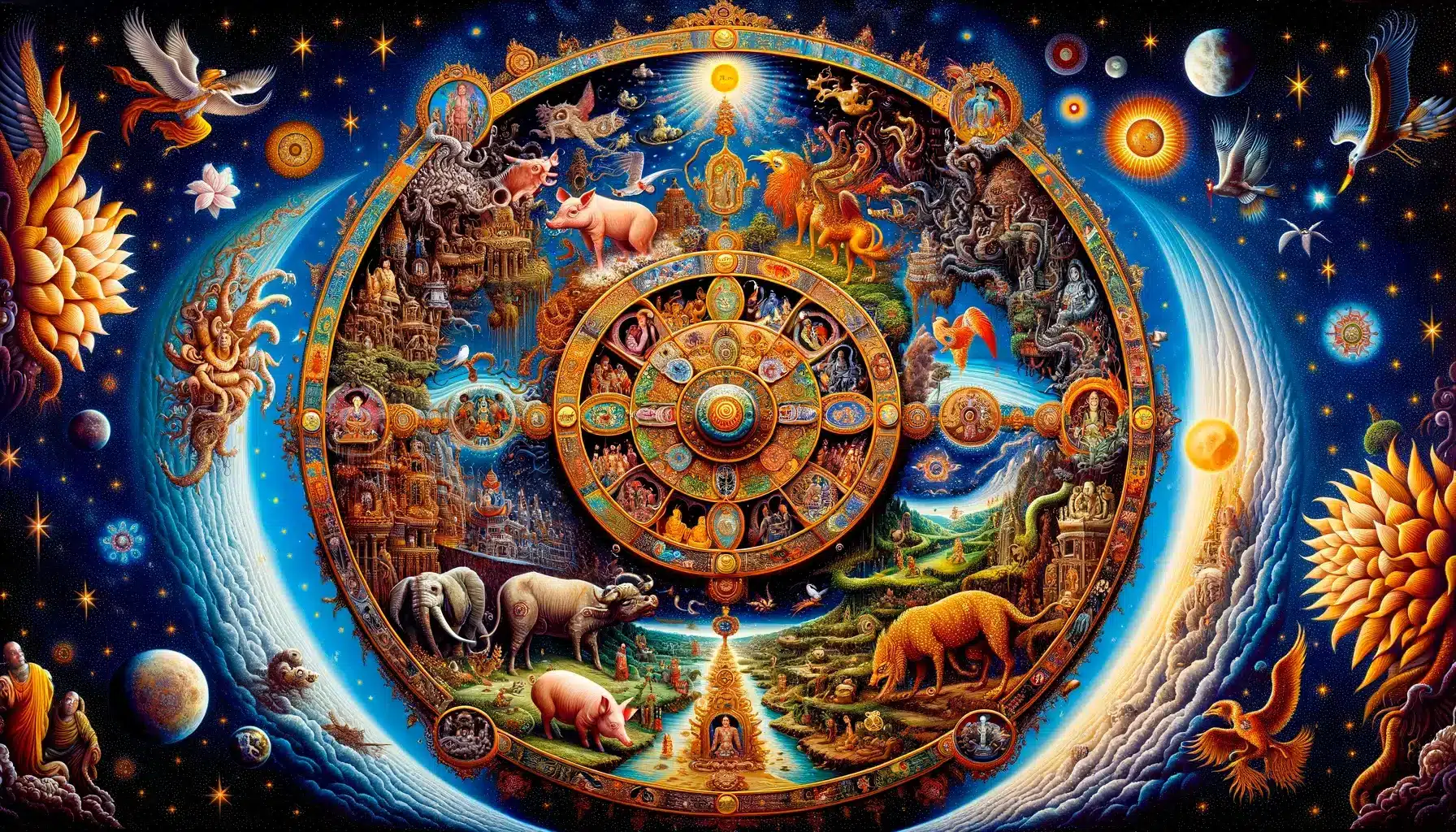 A Roda do Samsara: Sabedoria para a Transcendência Espiritual